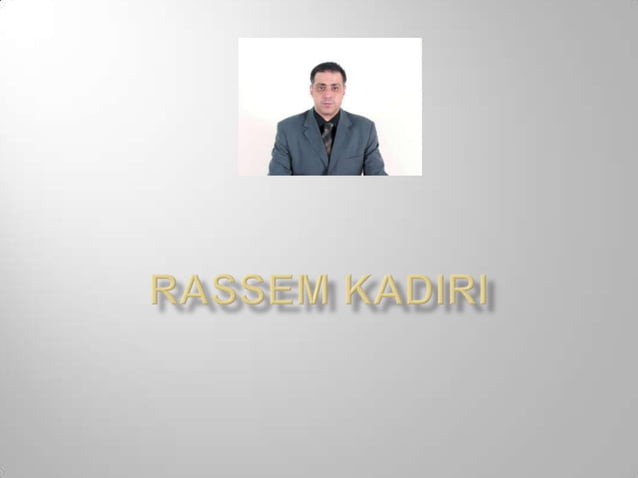 Rassem Kadiri Cv3 | PPT