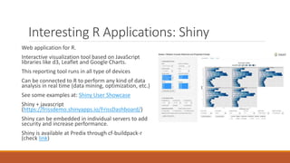 R as supporting tool for analytics and simulation | PPT