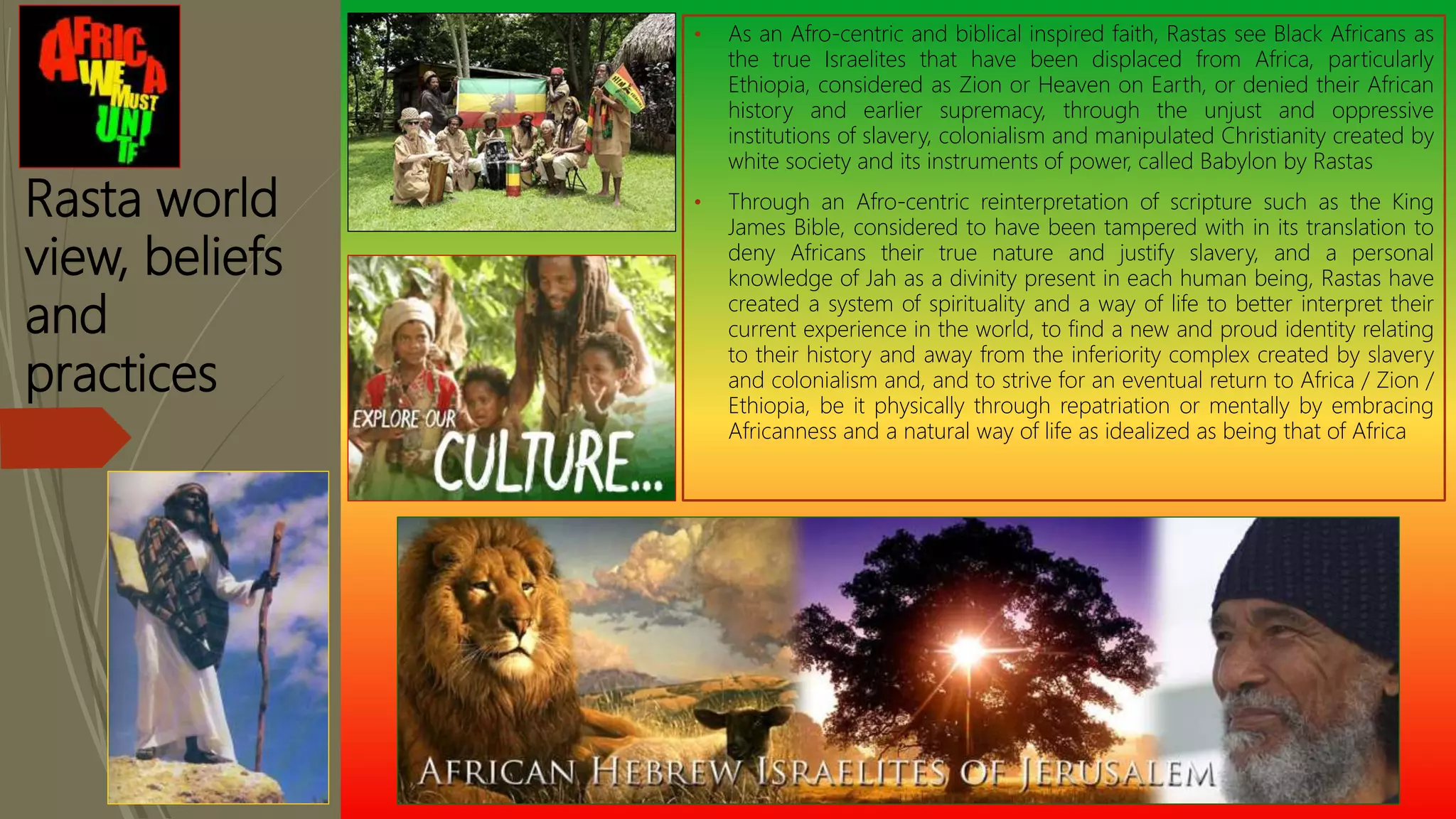 Understanding Rastafari | PPTX