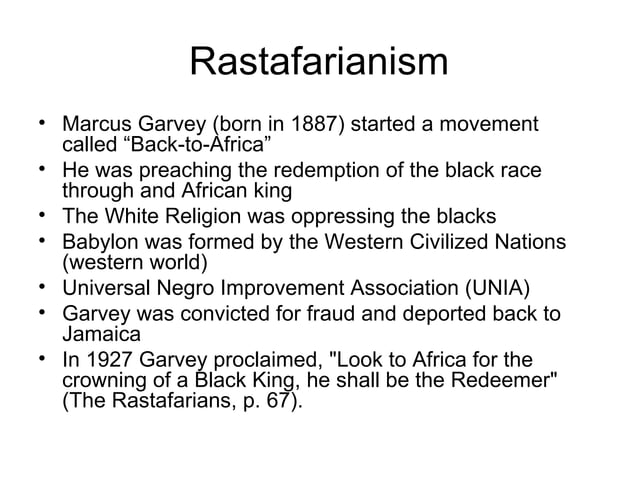 Rastafarianism | PPT