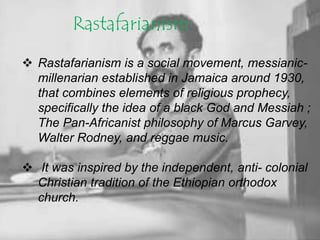 Rastafarian Religion Beliefs