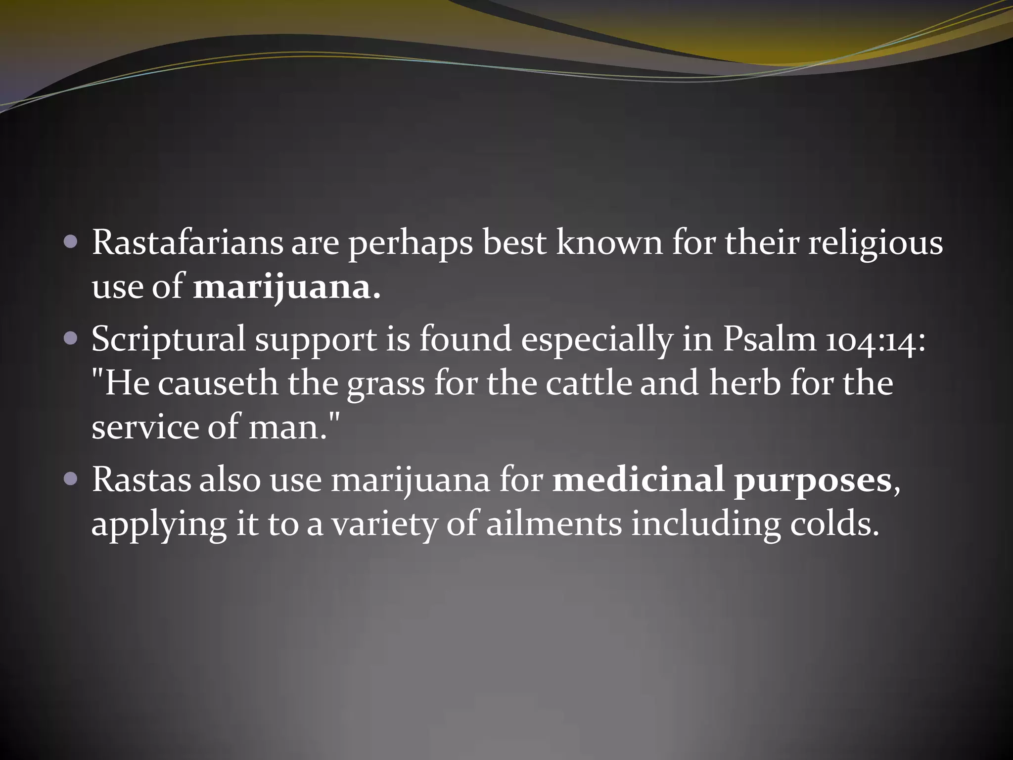 Rastafarianism Brief Overview | PPTX