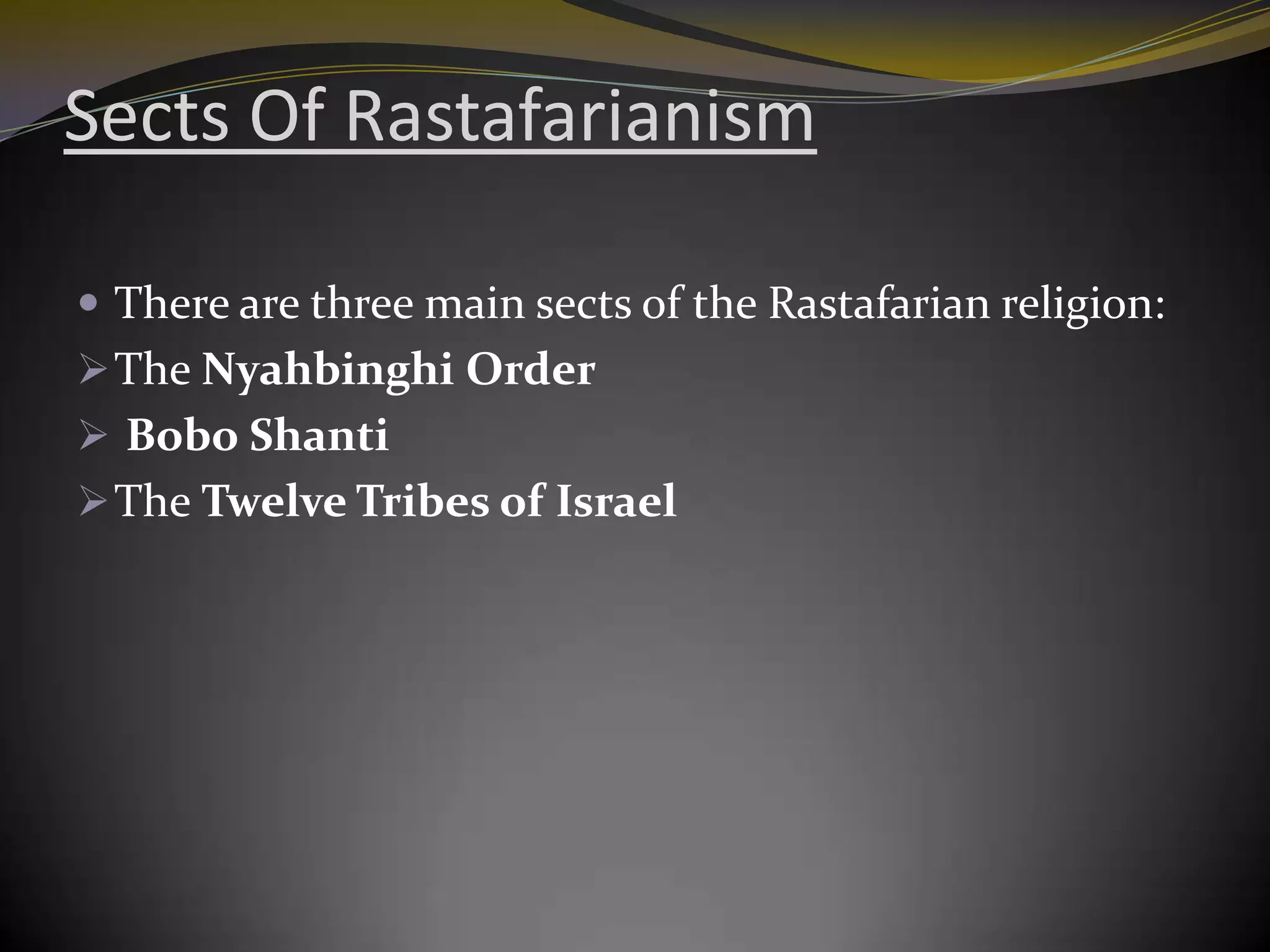 Rastafarianism Brief Overview | PPTX