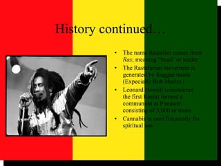 Rastafari Movement | PPT