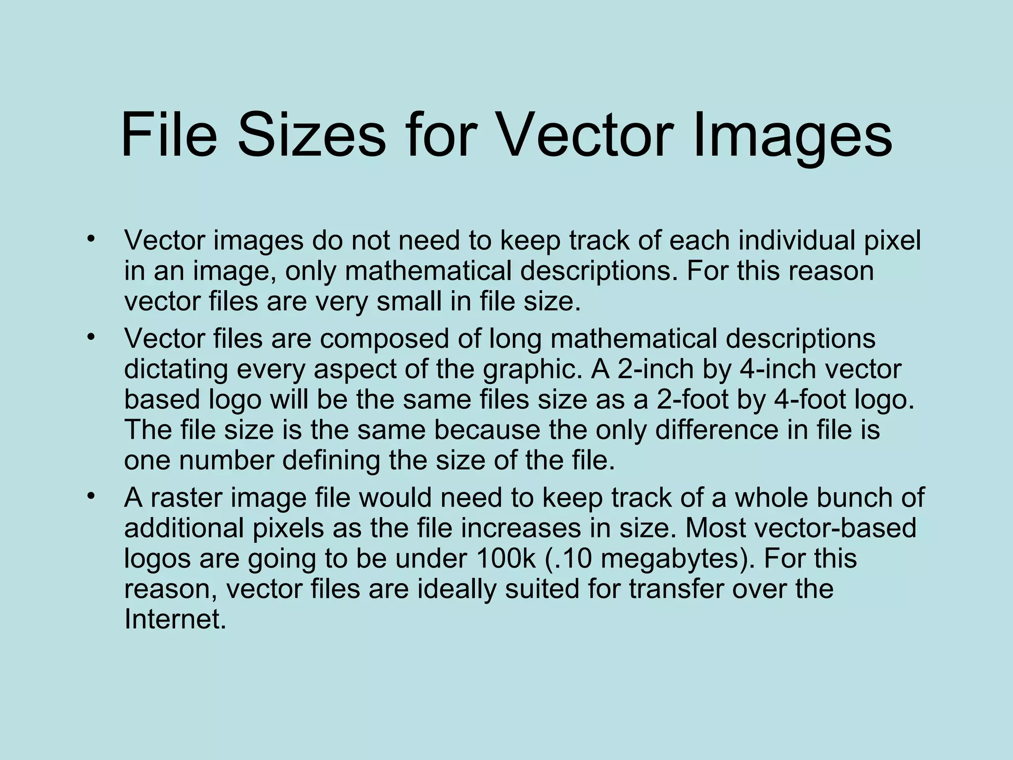 Raster Vs. Vector Presentation1 | PPT