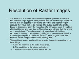 Raster Vs. Vector Presentation1 | PPT