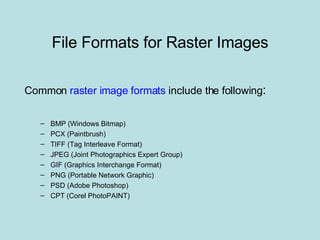 Raster Vs. Vector Presentation1 | PPT