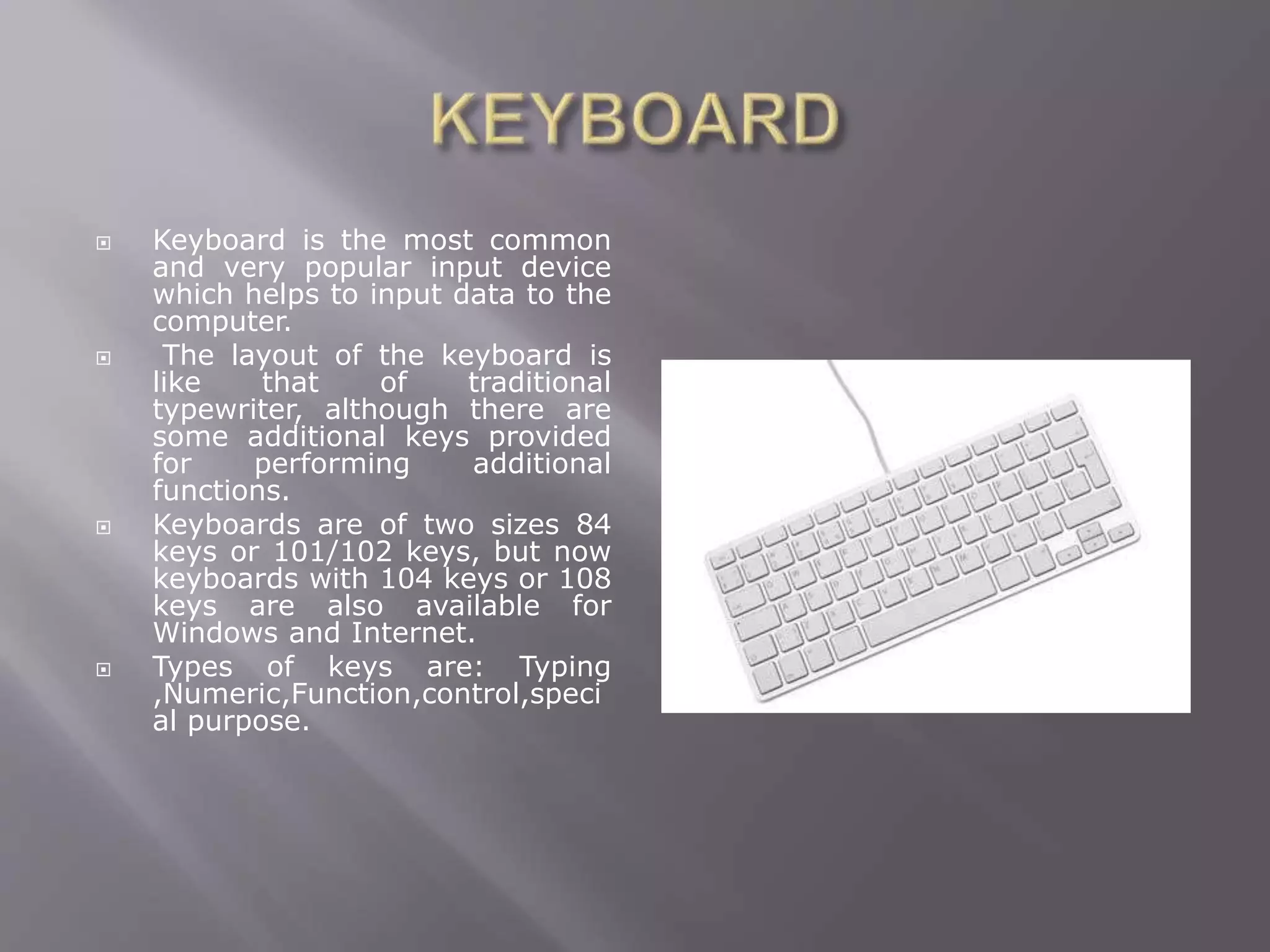 Raster and random scan display types of input devices | PPT