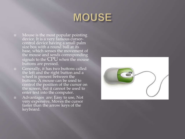 Raster and random scan display types of input devices | PPT