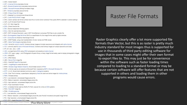 Raster and vector | PPT