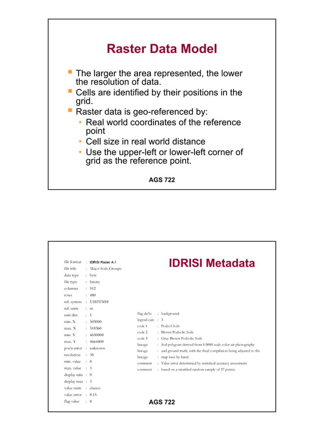 Raster Data Model Pdf Computing Technology And Computing