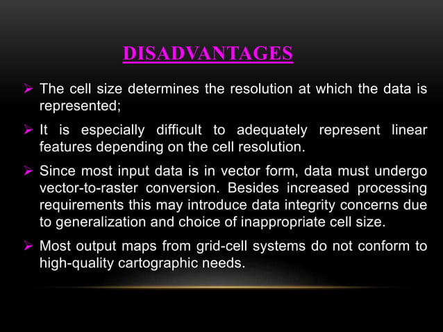 RASTER DATA MODEL, Digitial Elevation Models | PPT