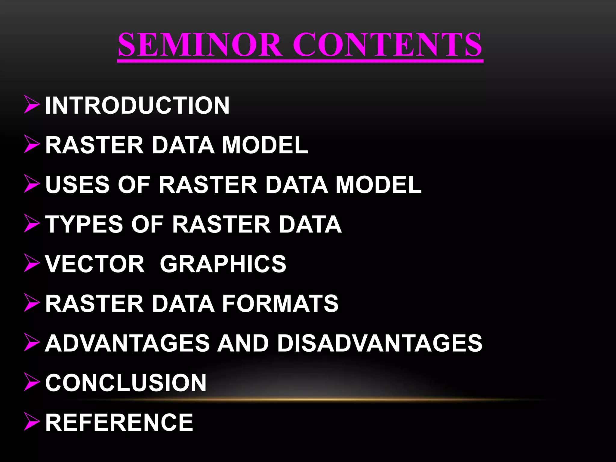 Raster data model | PPTX
