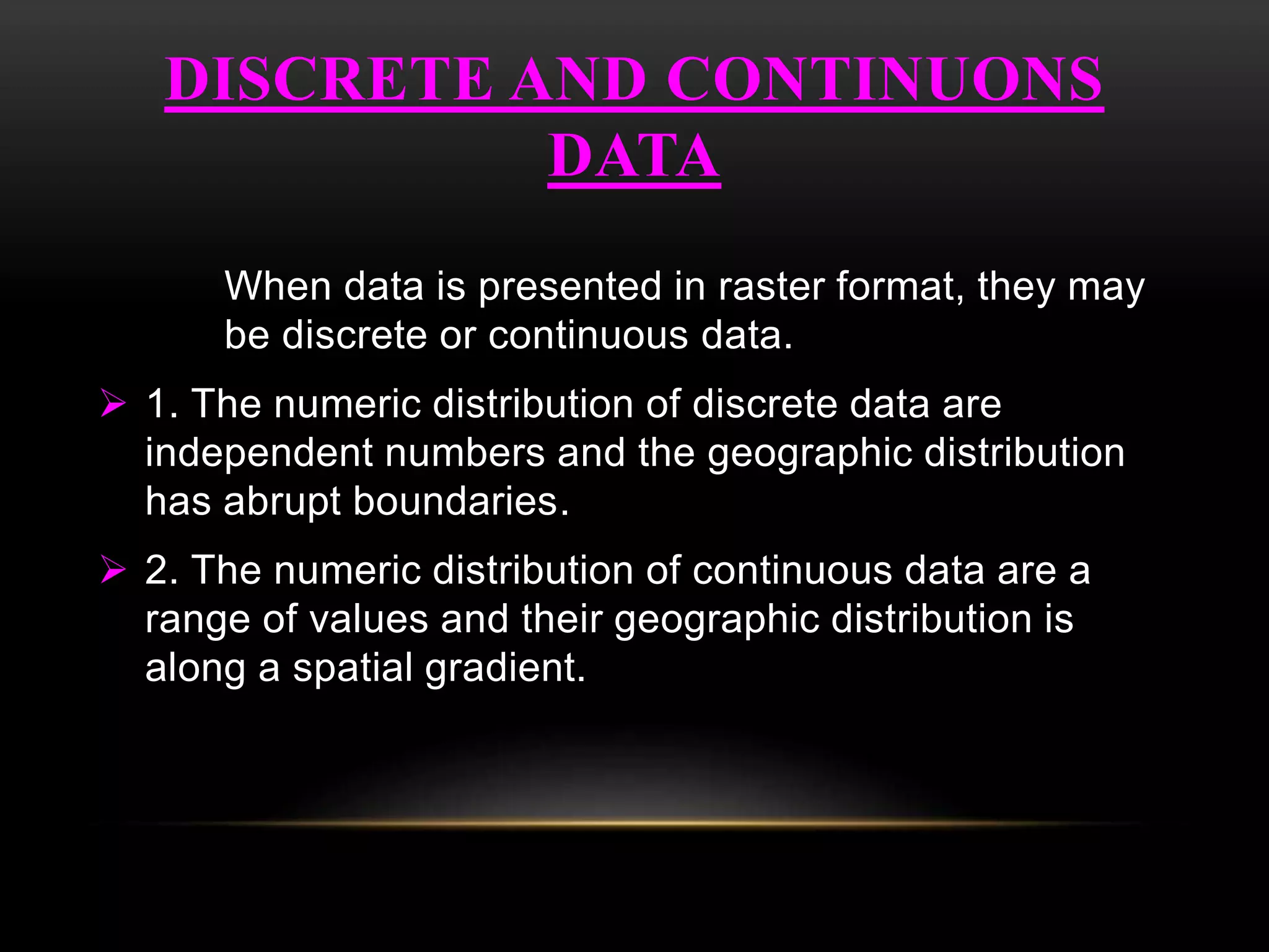 Raster data model | PPTX