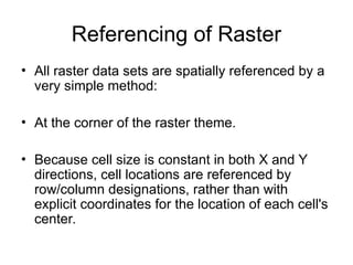 Raster data Model GIS new presentation.ppt