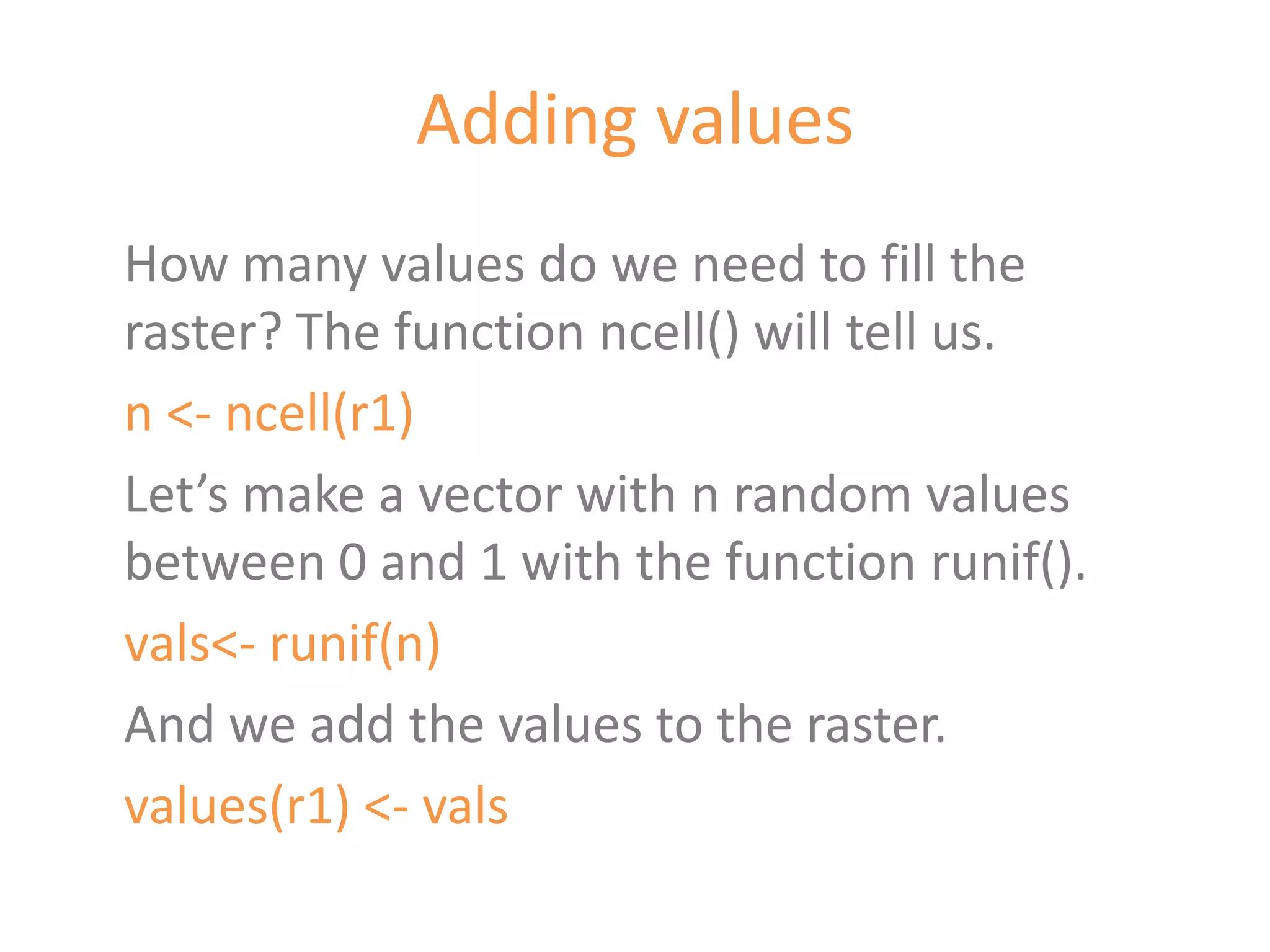 Climate data in R with the raster package | PPTX