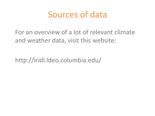 Climate data in R with the raster package | PPTX
