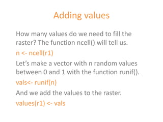 Climate data in R with the raster package | PPT