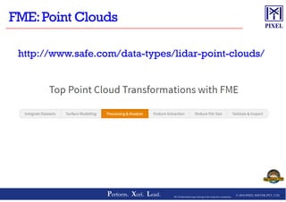 Transforming Rasters and Point Clouds using FME | PDF