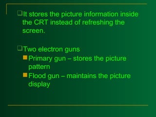 Raster Scan and Raster Scan Displays | PPT