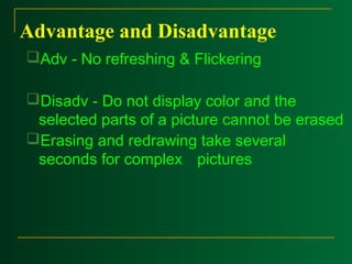 Raster Scan and Raster Scan Displays | PPT