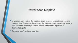 Raster scan displays | PPTX