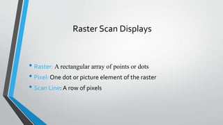 Raster scan displays | PPT