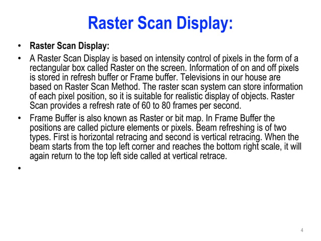 Raster Scan System, Random Scan system.pdf