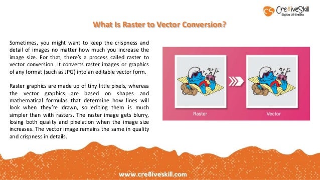 Raster to Vector Conversion Services | Cre8iveSkill | PPTX