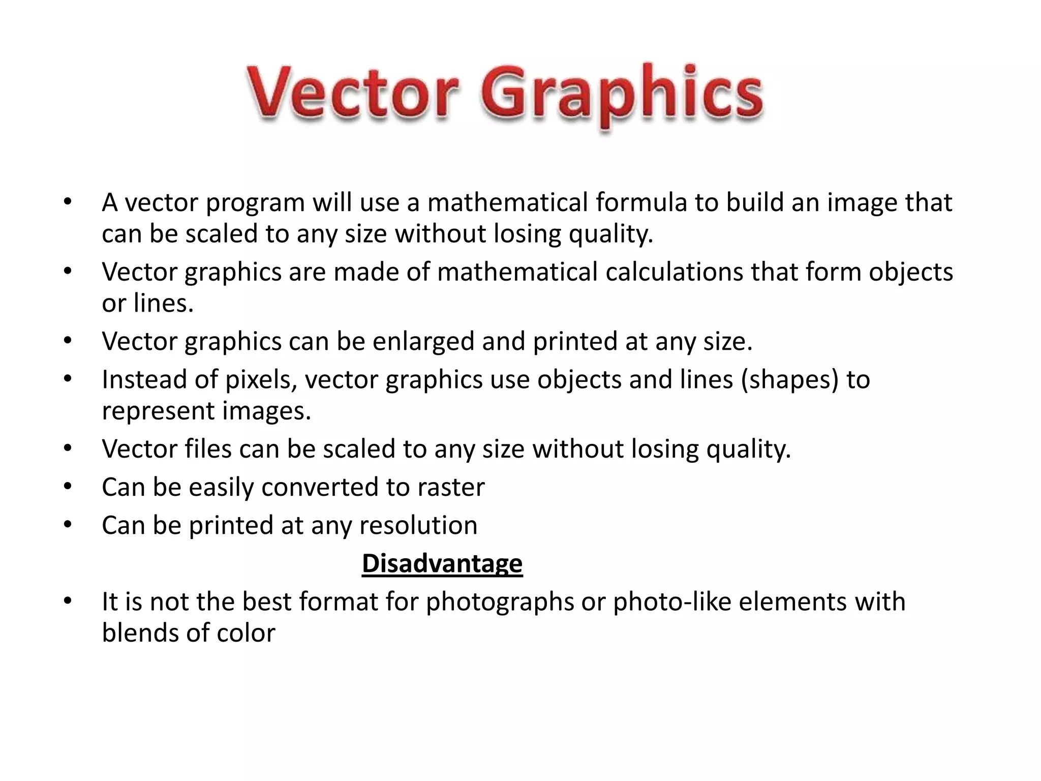 Raster vs vector | PPTX