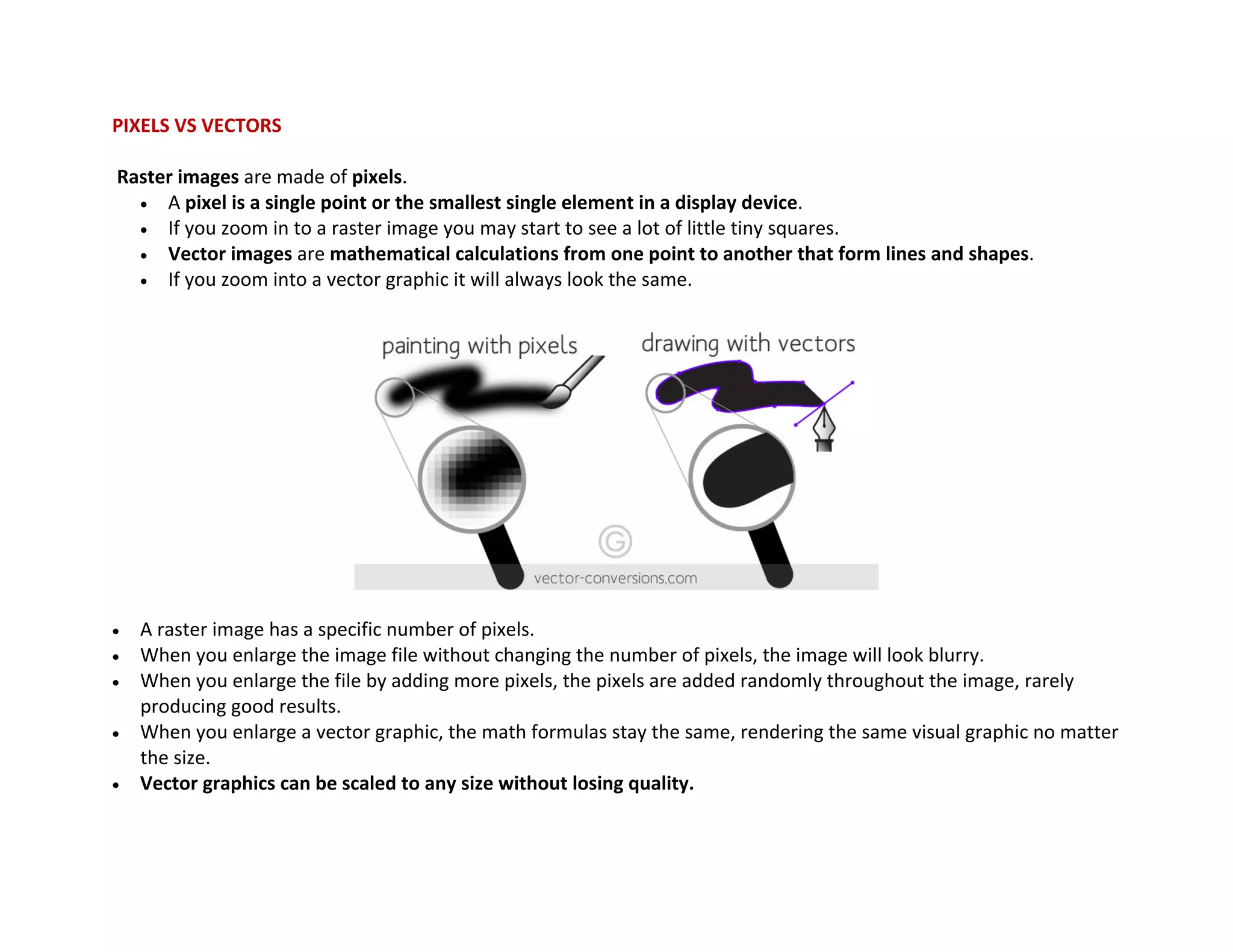Raster vs vector | PDF