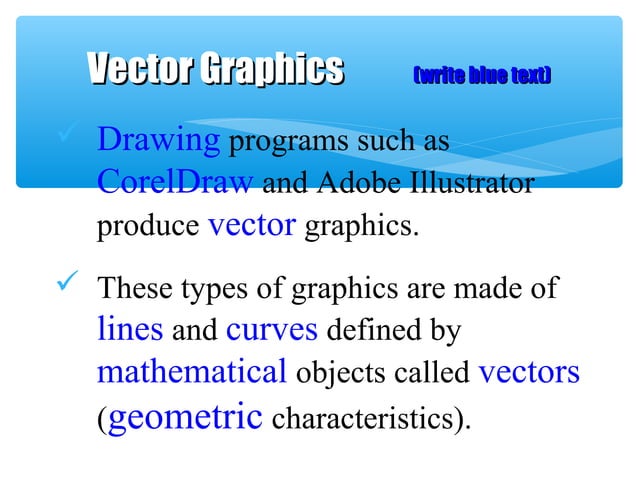 Raster vs vector graphics | PPT