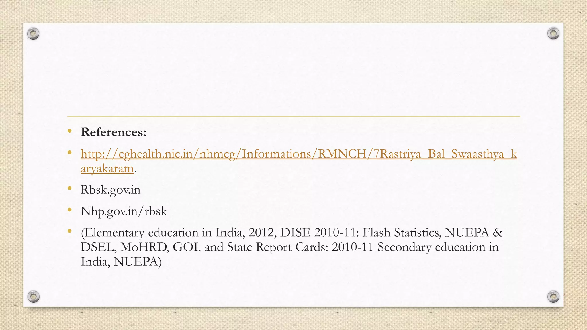 Rastriya bal suraksha karyakram | PPTX