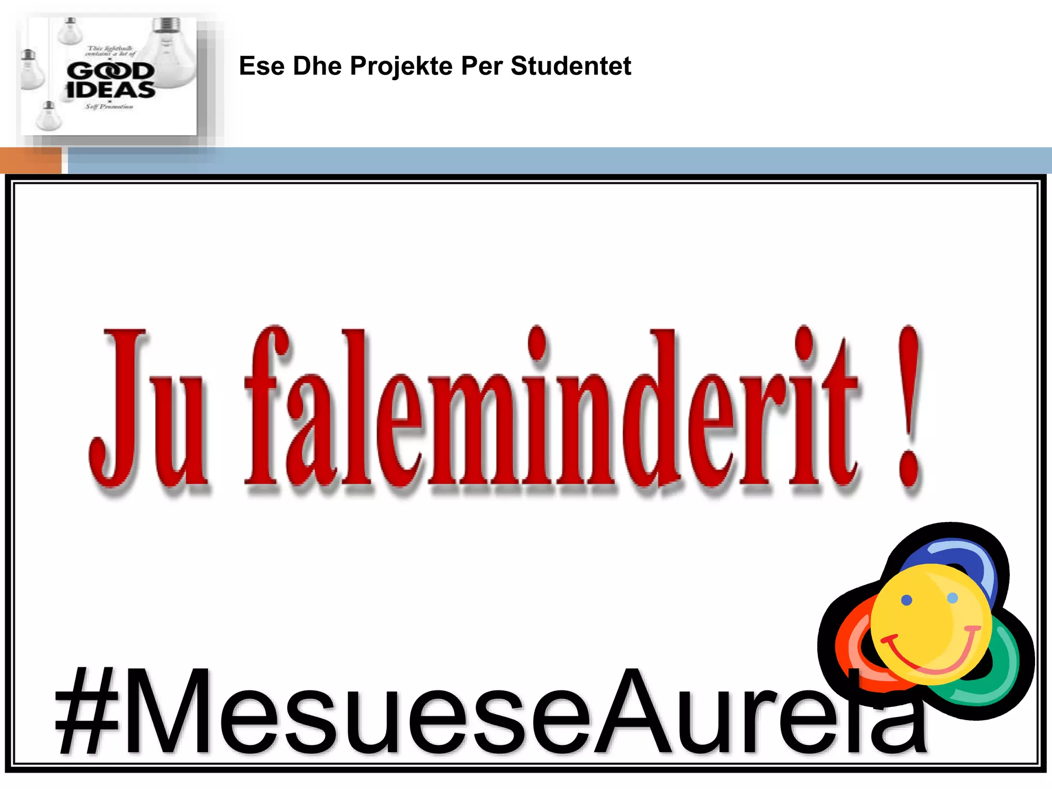 Tema : Studim Rasti nxenes ne paaftesi ne te nxene | PPTX