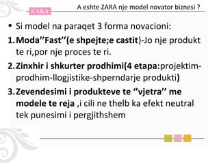 Rast studimi:ZARA | PPT
