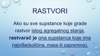 Rastvori | PPTX