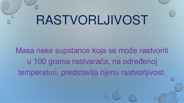 Rastvori