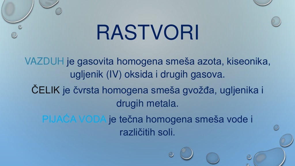 Rastvori