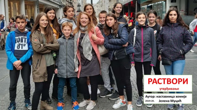 Rastvori utvrdjivanje 7_razred | PPT