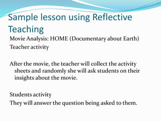 Reflective teaching | PPT