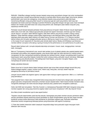 Rasuah | DOCX