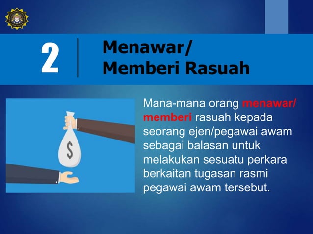 ceramah anti rasuah - Rasuah Dihina Maruah Dibina.ppt