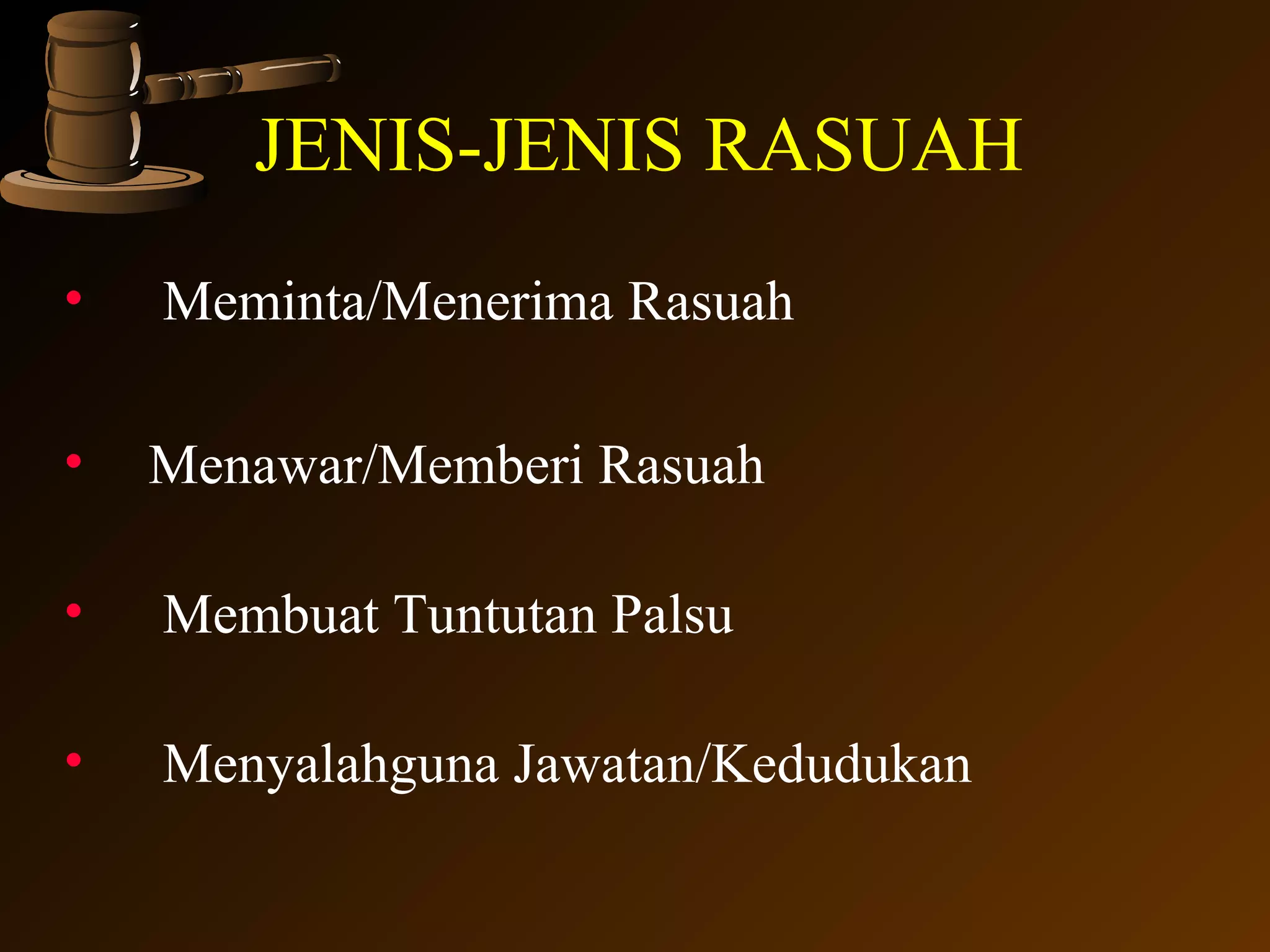 Rasuah ptt | PPT