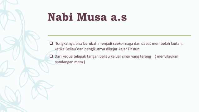 Rasul Rasul itu kekasih Allah SWT bab 7 Kelas 11 | PPTX