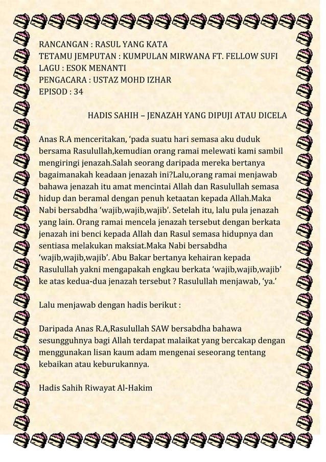 Hadis Sahih dan Hadis Maudu' (palsu) | PDF