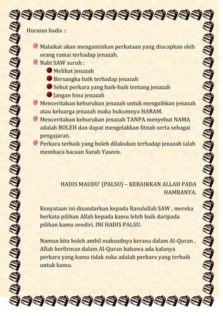 Hadis Sahih dan Hadis Maudu' (palsu) | DOCX