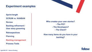 Pimp my Agile by Rasmus Runberg | PPT