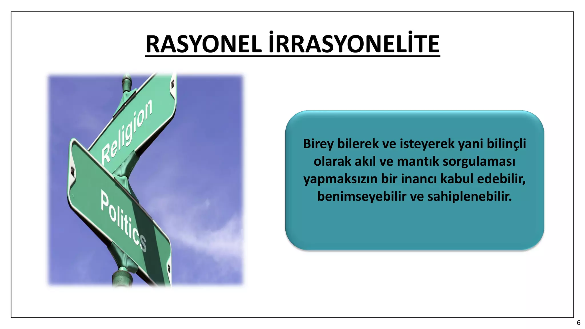 RASYONEL İRRASYONELİTE | PDF