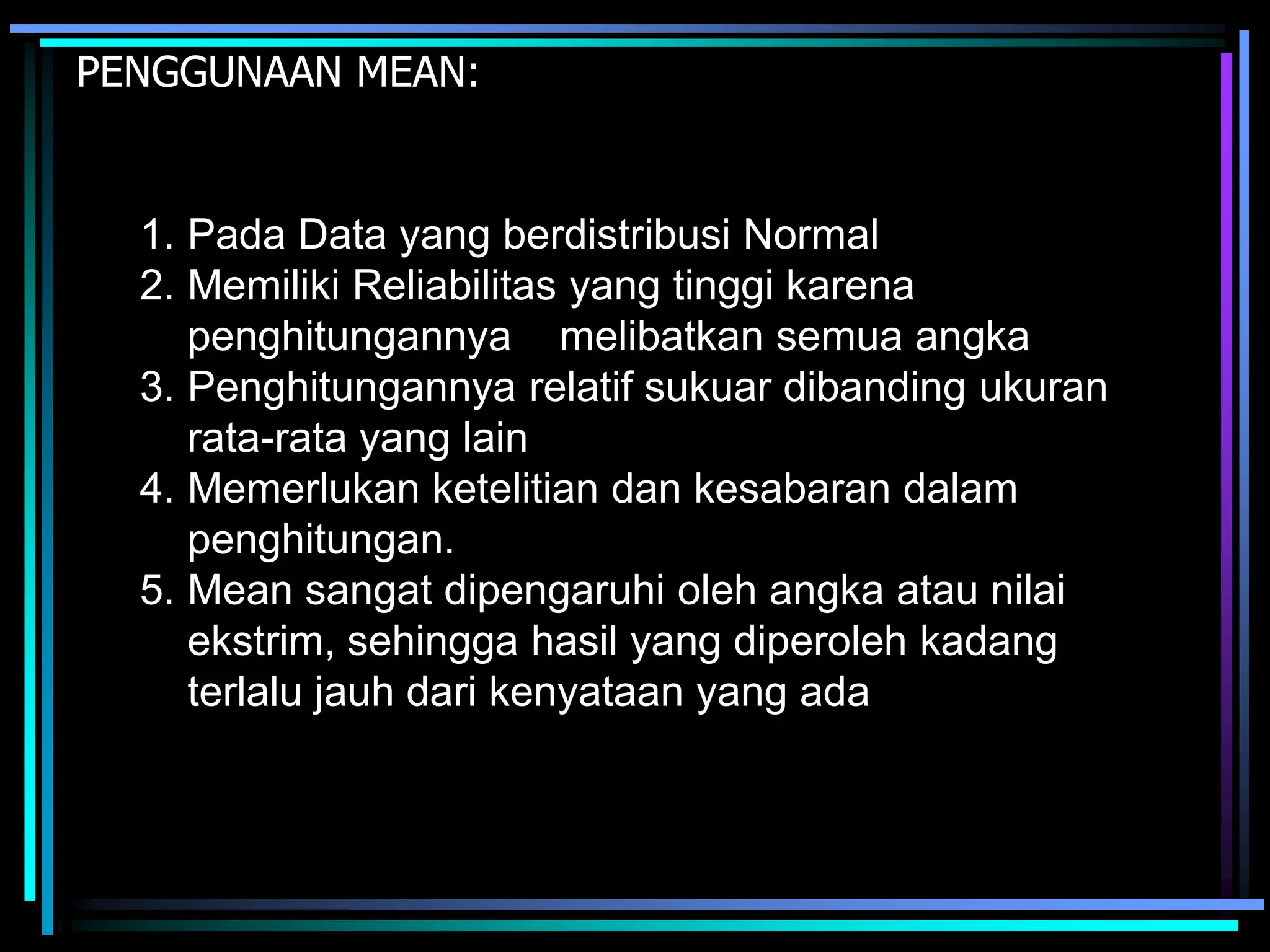 mean rata rata dala menentukan data pada | PDF