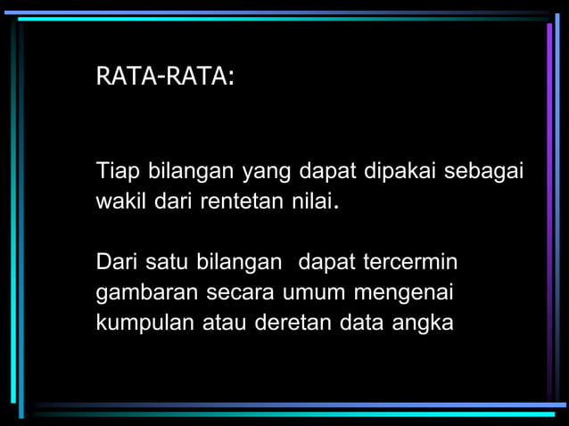 mean rata rata dala menentukan data pada | PPT